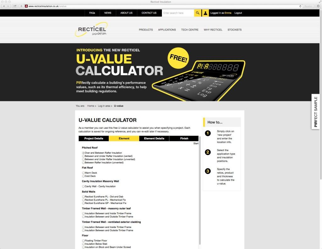 Recticel Insulation launches U-value calculator | Roofing Cladding ...