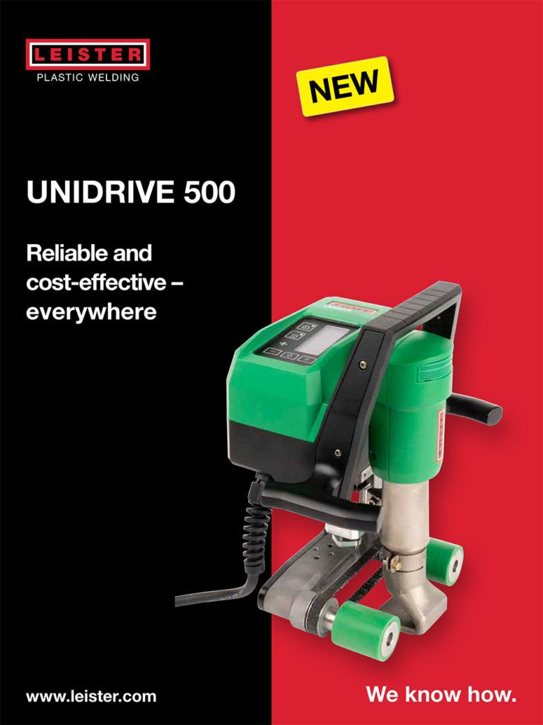 Leister Plastic Welding - Unidrive 500 | Roofing Cladding & Insulation ...