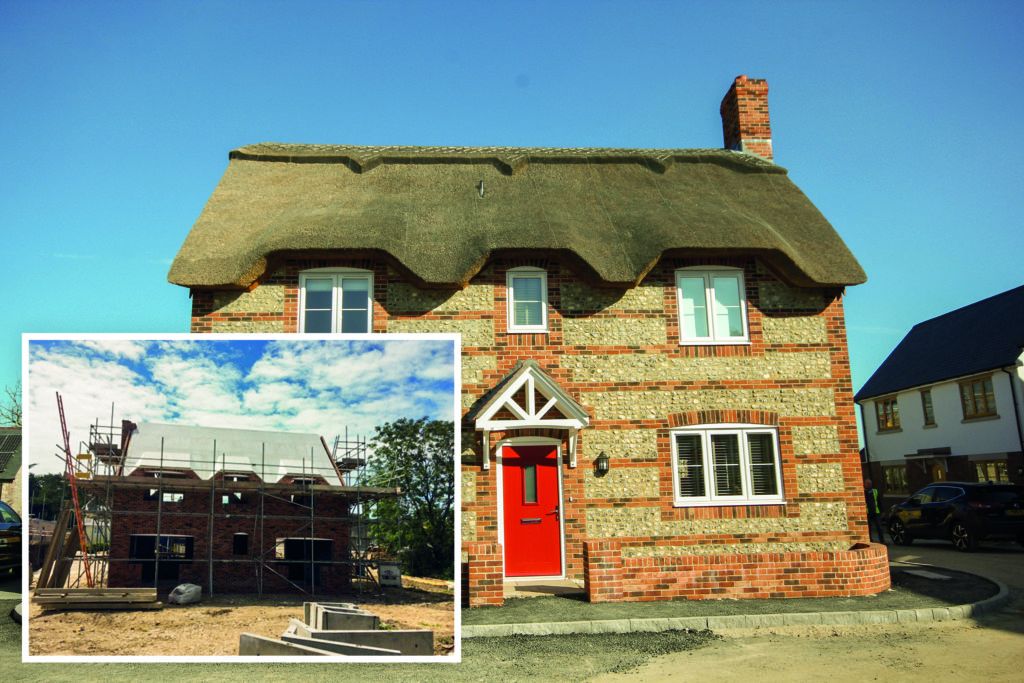 12mm Magply serves as fireproof sarking for newbuild thatched property ...