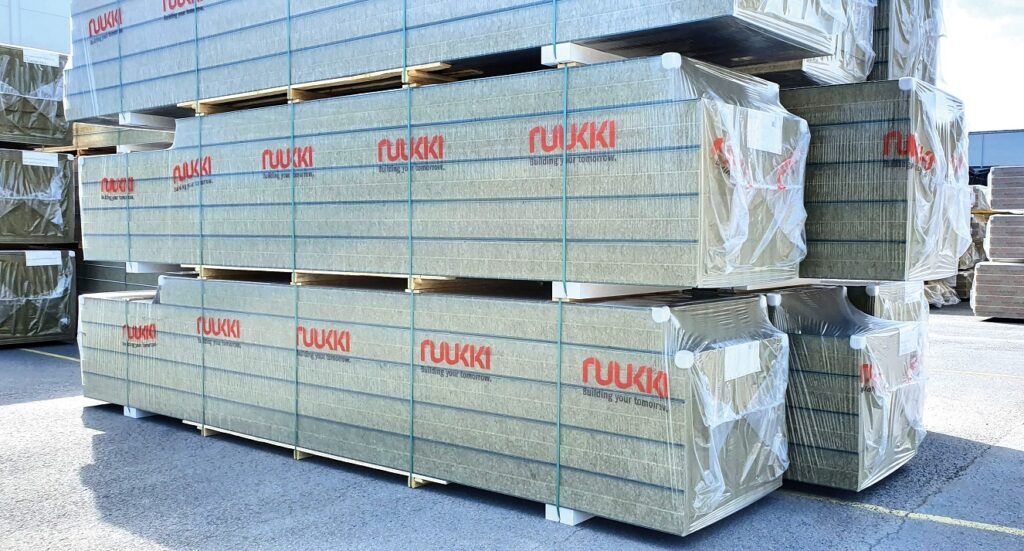 New packaging line for Ruukki sandwich panels | Roofing Cladding ...
