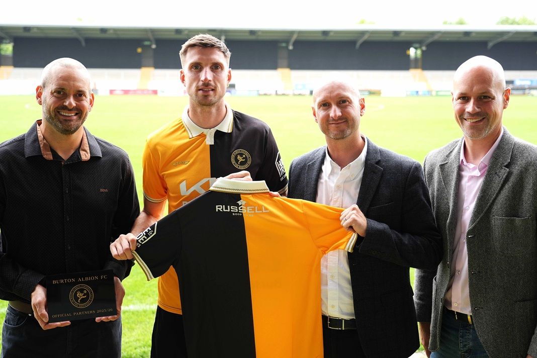 Russell Roof Tiles sponsors Burton Albion Football Club | Roofing ...