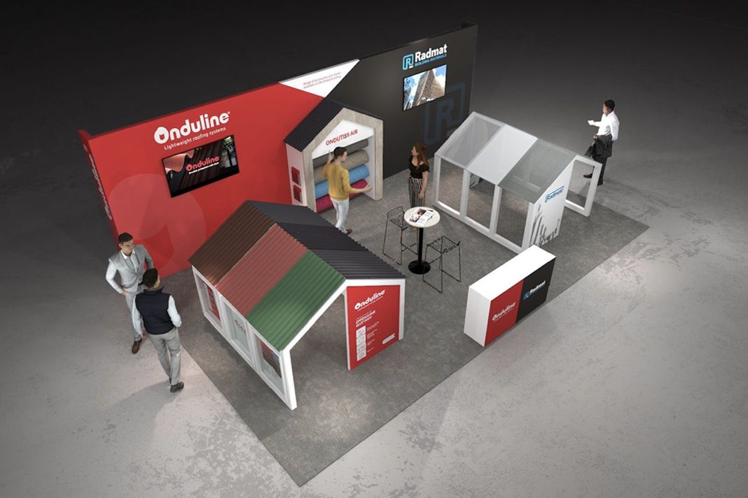 Onduline Screwfix Live stand design | Roofing Cladding & Insulation ...