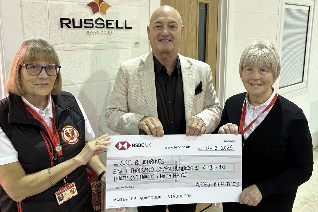 Russell Roof Tiles fundraises over £60,000 | Roofing Cladding ...